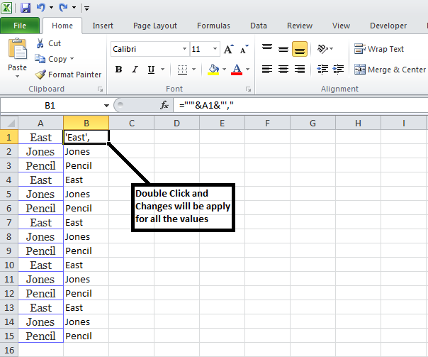 How To Add Single Quotes in Values Using Excel – SFDCWallah